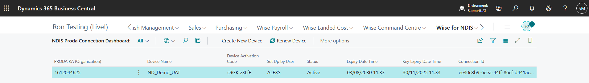 Set up NDIS Remittance Import Setup
